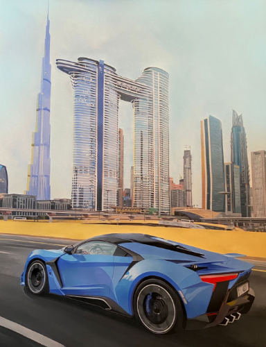 Blue prototype – Waveart Gallery